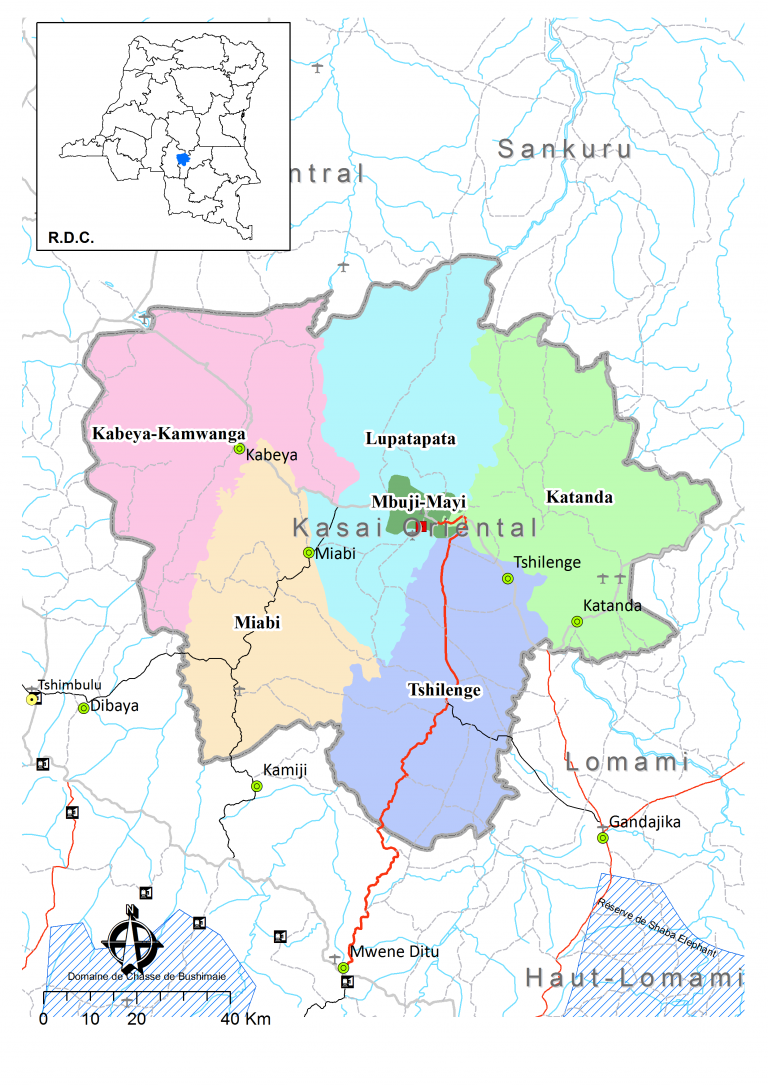 Présentation de la province du Kasaï Oriental – Congo Profond