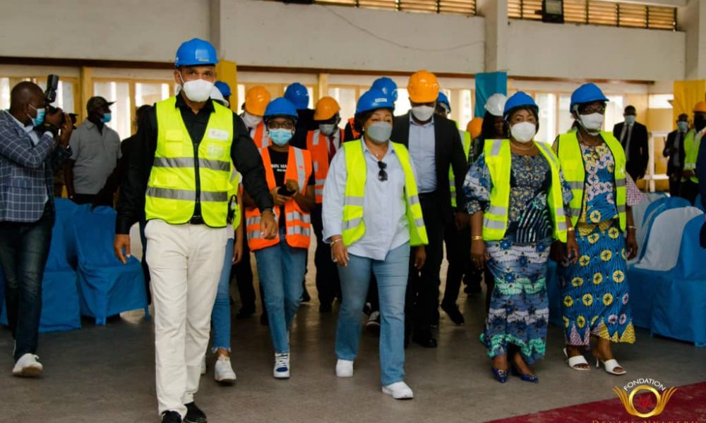Centre Mama Mobutu: Denise Nyakeru satisfaite de l’état d’avancement ...