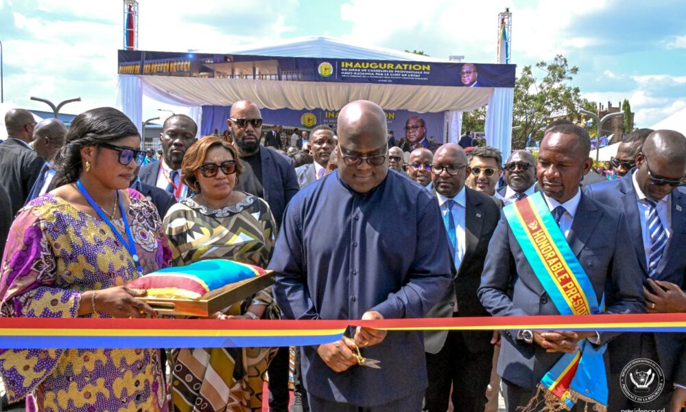 Lubumbashi : F. Tshisekedi inaugure le nouveau bâtiment de l’Assemblée ...
