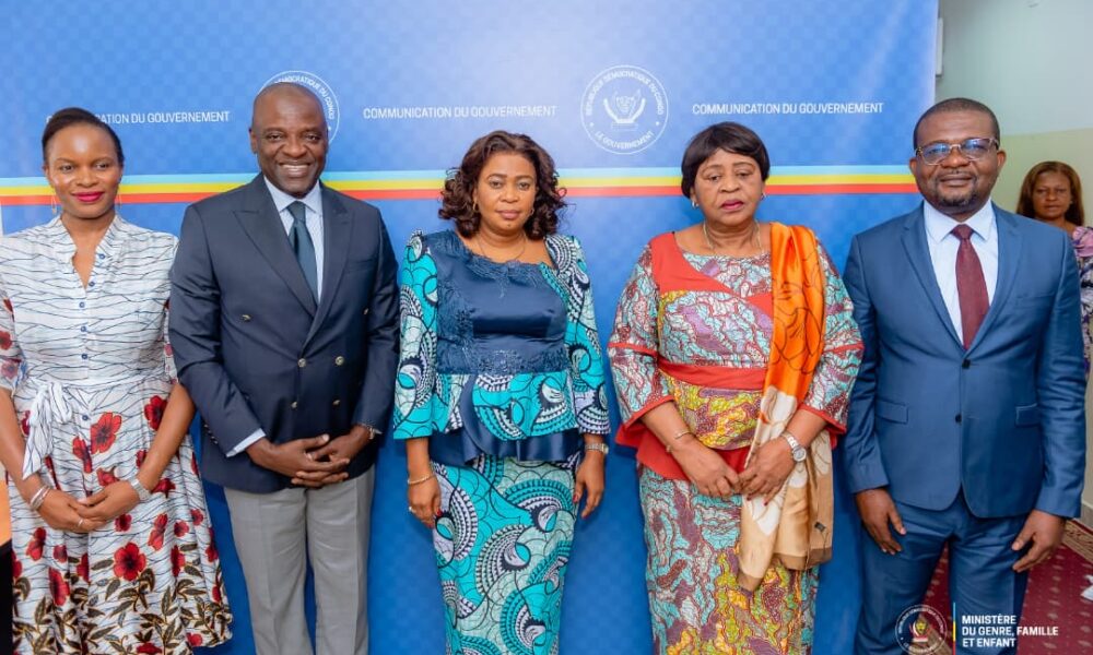 RDC : l’UNICEF réaffirme son soutien au ministère du Genre, Famille et ...