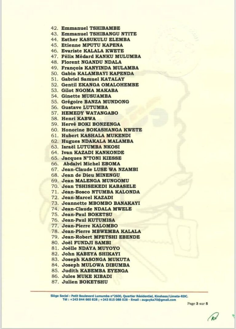 UDPS : Voici les 132 experts nommés au sein de la Commission spéciale ...